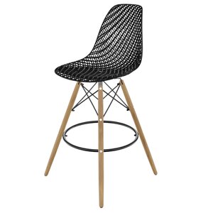 Banqueta Eames Preto | Leroy Merlin