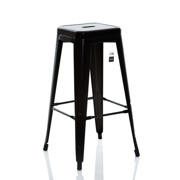 Banqueta Tolix Alta - Preta - Kza Bela | Leroy Merlin