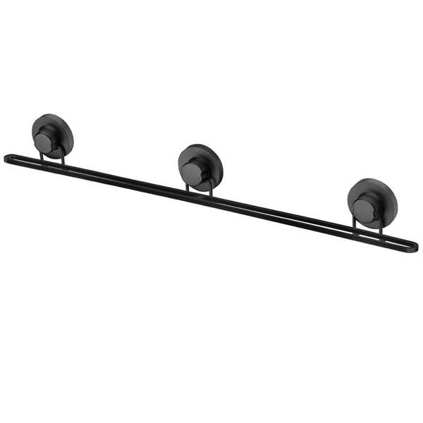 Barra De Cozinha Preta 70cm Com Ventosa Para Pendurar Utensílios ...