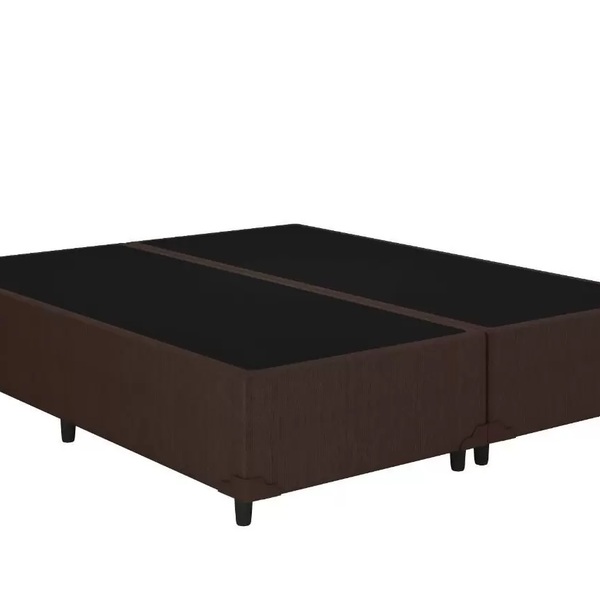 Base Box Casal Bipartido Linhão Marrom | Leroy Merlin