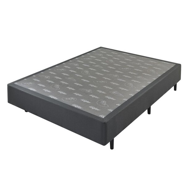 Base Box Casal Somiê Linho Uni 138x188x37 Cinza/grafite Cinza/grafite ...