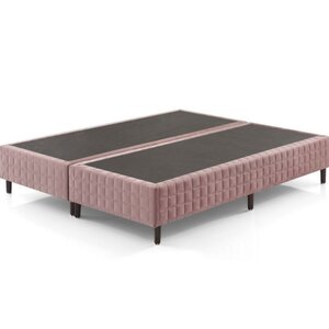 Base Box Queen 158x198x37cm Master Newflex Rosa | Leroy Merlin