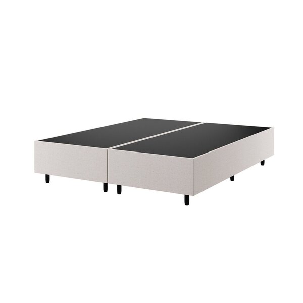Base Box Queen Zeus Viero 25x158x198cm Bege/amêndoa Amêndoa | Leroy Merlin