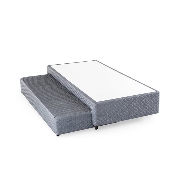 Base Box Solteiro Com Colchão Auxiliar De Mola 88x188x28cm Seattle ...