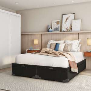 Cama Box Baú Casal Colchão Molas Flora Bege 138x188x60cm | Leroy Merlin