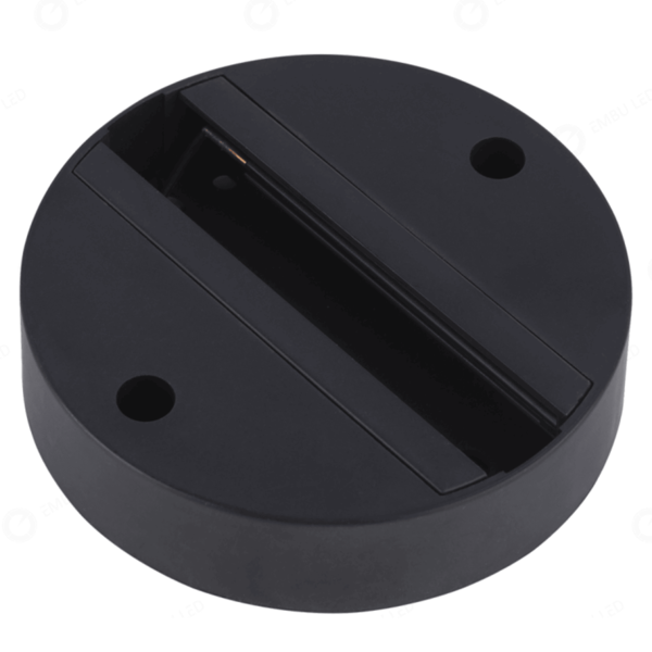 Base Sobrepor Para Spot Trilho Preto 8 5cm Embu Led | Leroy Merlin