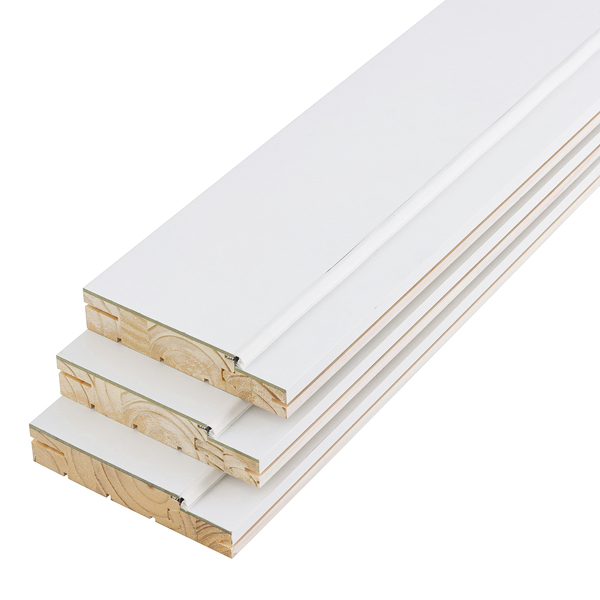 Kit Batente Regulável Madeira Pinus Lacca Branco 211x21x3,5cm Ipumirim ...