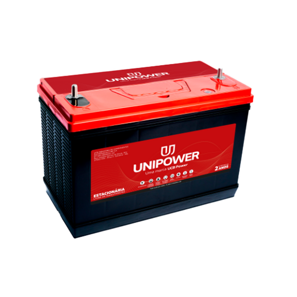 Bateria Estacionária De Chumbo-ácido 12v 115ah Unipower | Leroy Merlin
