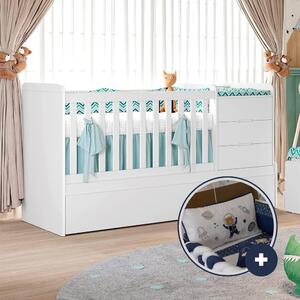 Berço Americano Branco + Kit Berço Ursinho Carolina Baby | Leroy Merlin