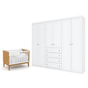 Berço Americano Unique Freijó Branco Soft eco Wood - Matic e guarda ...