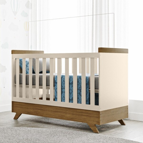 Berço Mini Cama Com Suporte Para Mosquiteiro 100% Mdf New Vitória Off ...