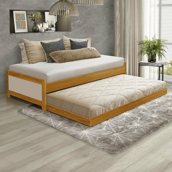 Bicama Bibox Solteiro 195cm X 43cm Serena Imbuia/bege | Leroy Merlin