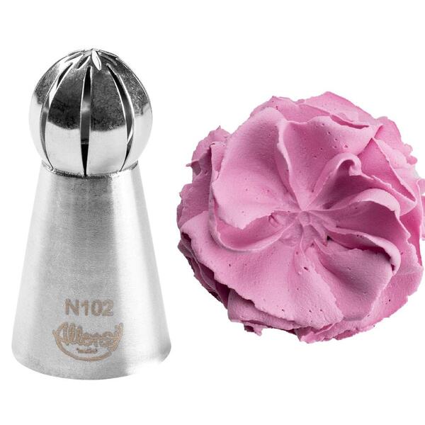 Bico Russo Esfera Para Confeitaria Em Aço Inox Allonsy | Leroy Merlin