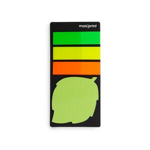 Bloco Adesivo Post-it Folha Verde Com Marcadores Maxprint | Leroy Merlin