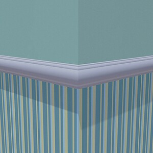 Boiserie Rodameio VP-54 Auto-Adesivo Branco 4m | Leroy Merlin