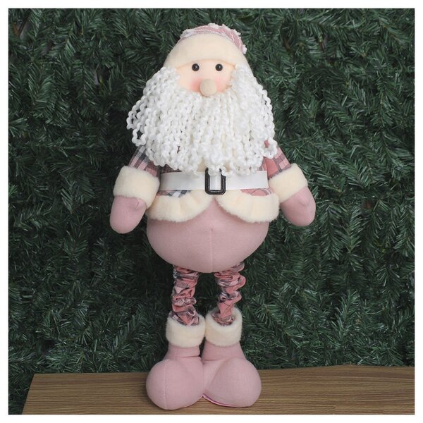 Boneco Natal Papai Noel Rosa Perna Ajustável 90cm | Leroy Merlin