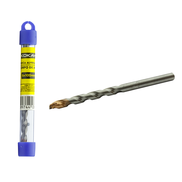 Broca Concreto Videa 6mm X 100mm Em Aço Alta Qualidade | Leroy Merlin