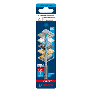 Broca HEX-9 5x50x100mm Expert Multiconstruction Bosch | Leroy Merlin