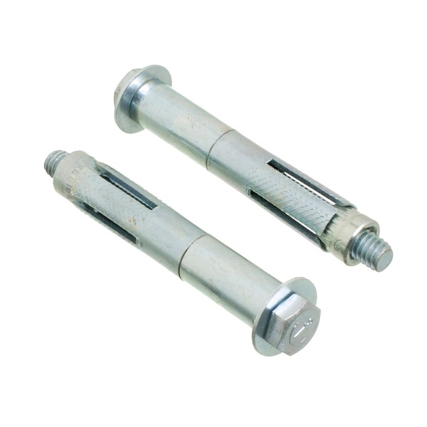 Cartela com 2 Buchas para Concreto e Alvenaria 5/16" Aço Prolongador ...