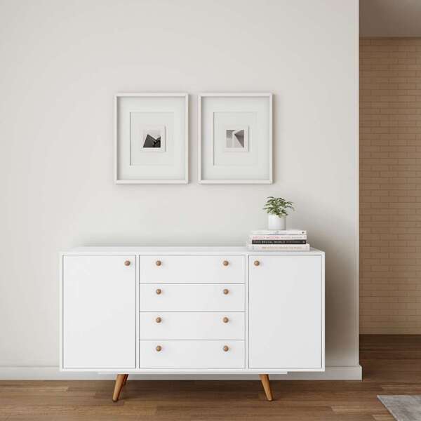 Buffet Sequoia 4 Gv 2 Pt Branco | Leroy Merlin
