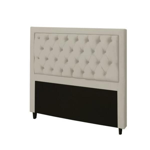 Cabeceira Baronesa Plus King Size 1950mm Linho Cru - Simbal | Leroy Merlin