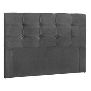 Cabeceira Box Casal Ana Luisa 140cm Suede Cinza Bebezin | Leroy Merlin