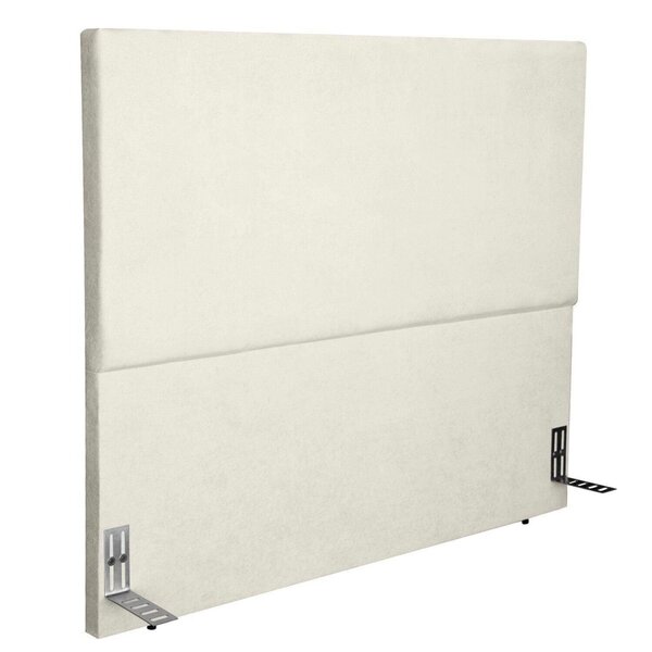 Cabeceira Cama Box Estofada Bouclê Carla Branco Off White Off White ...