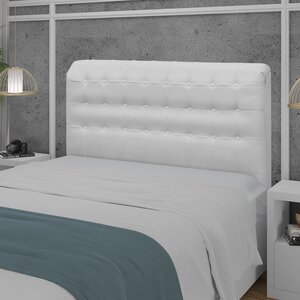 Cabeceira Casal 140cm Dama New Plus Branco Branco | Leroy Merlin