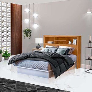 Cabeceira Casal Box Mdf/mdp 156cm Havana Marrom Nature Nature | Leroy ...