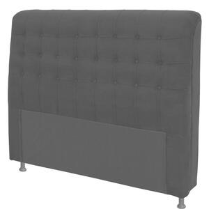 Cabeceira Dama New Plus King Size 1950mm Suede Cinza - Simbal | Leroy ...
