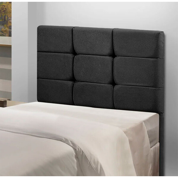 Cabeceira Estofada Cama Box Solteiro 0.90 Julia Veludo Star Confort ...