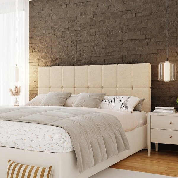 Cabeceira King 192cm Design Moderno Para Quarto Linea Bege Areia Areia ...