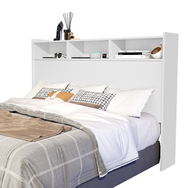 Cabeceira Para Cama Box Queen 158 Melissa Branco Vj Moveis | Leroy Merlin