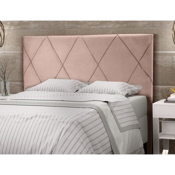 Cabeceira Para Cama De Casal Bréscia 160 Cm Bege Bege | Leroy Merlin