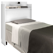 Cabeceira Ripada Solteiro Painel Modular Em Mdf 96x90cm Fita Branco ...