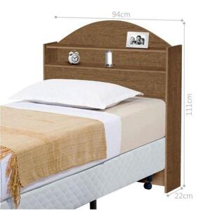 Cabeceira Solteiro 100% Mdf Select Belmax Carvalho | Leroy Merlin