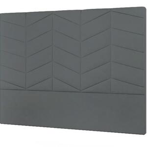 Cabeceira Sotille Plus Solteiro 900mm Suede Cinza - Simbal | Leroy Merlin