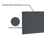 Cabeceira Suspensa King 195cm Suede Esmeralda Cinza Cinza | Leroy Merlin