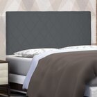 Cabeceira Suspensa King 195cm Suede Esmeralda Cinza Cinza | Leroy Merlin