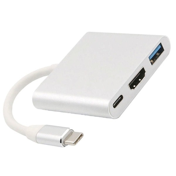 Cabo Adaptador 3 Em 1 Usb-c 3.1 Usb-c Para Hdmi 4k Usb 3.0 Jc-tyc-hm31 F3 118 | Leroy Merlin