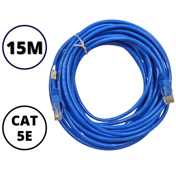 Cabo De Rede 15 Metros Com Garantia Modelo Rj45 | Leroy Merlin