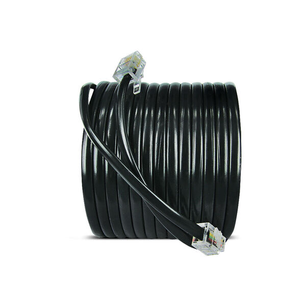 Cabo De Telefonia Montado Com Conectores Rj11 Preto 2 Metros | Leroy Merlin