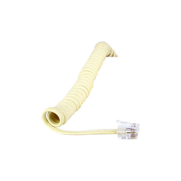 Cabo Para Telefonia Espiral 2 Metros Branco | Leroy Merlin