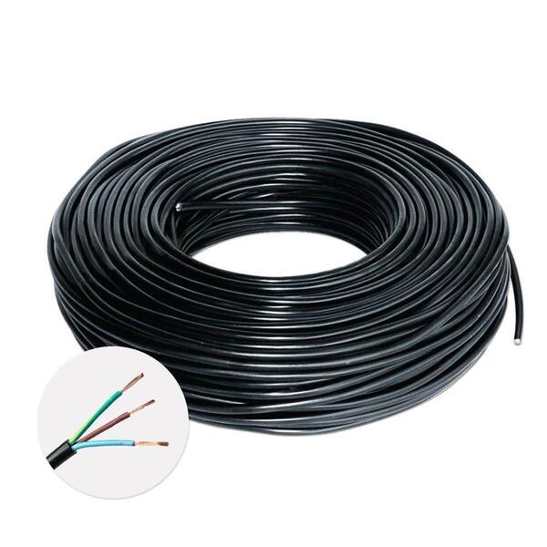 Cabo Pp Flexivel Preto 2x1,00mm 100m | Leroy Merlin