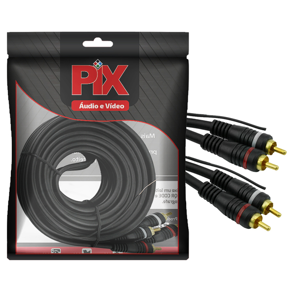 Cabo Rca 5 Metros 6mm Blindado Ouro Automotivo Profissional | Leroy Merlin