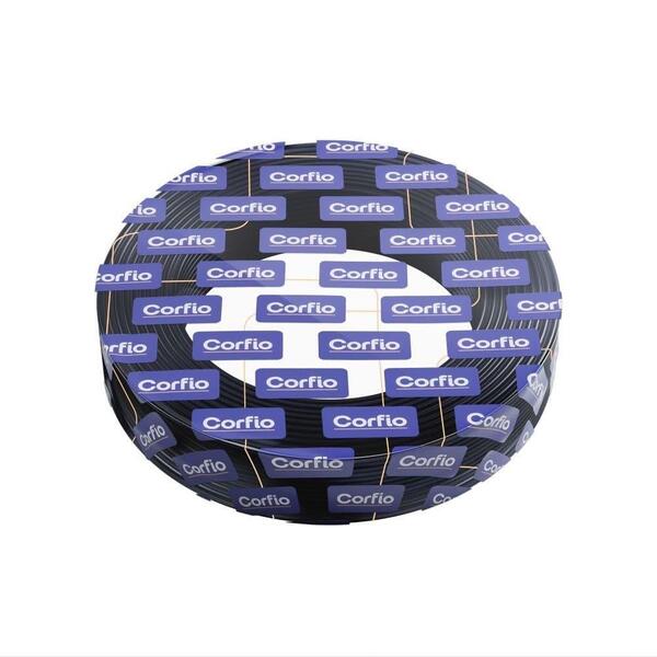 Cabo Rígido Corfio 25mmx100m Rolo 1kv Preto | Leroy Merlin