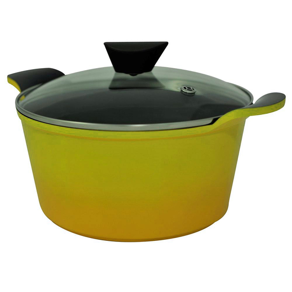 Caçarola Venn 20cm Alumínio Injetado Ecolon Amarelo 2 4 Litros | Leroy ...