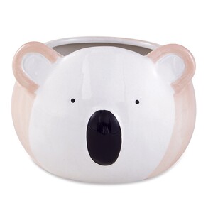 Cachepot Coala Em Ceramica Branco E Rose 11cm M02 - D'rossi | Leroy Merlin