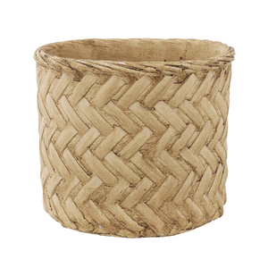 Cachepot Pequeno em Cerâmica 14,5x16,5cm Bege Decorativo Mart | Leroy ...