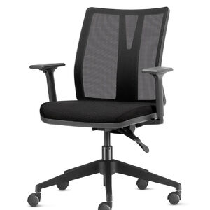 Cadeira Addit Assento Courissimo Preto Com Base Piramidal Em Nylon ...